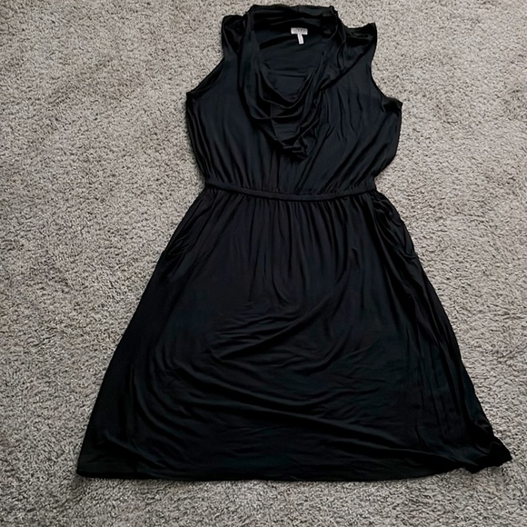 LOGO by Lori Goldstein | Dresses | Sz Medium Black Dress By Logo By Lori Goldstein | Poshmark